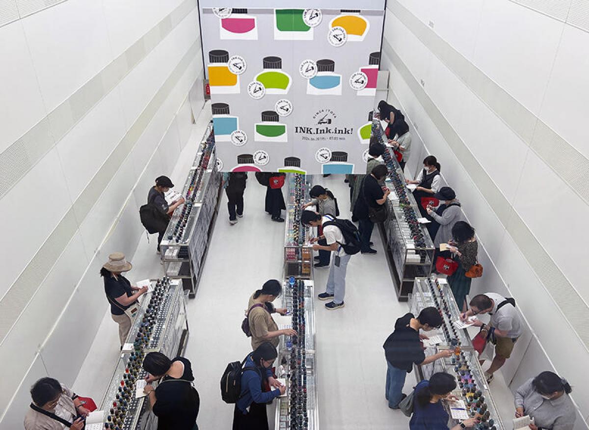 【イベントレポート】銀座 伊東屋で約1000種のインクが集う「INK.Ink.ink! 2024」開催中！｜