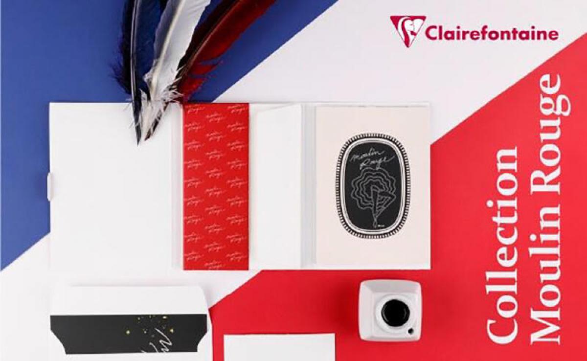 【新製品】クレールフォンテーヌが「ムーラン・ルージュ」とコラボ｜